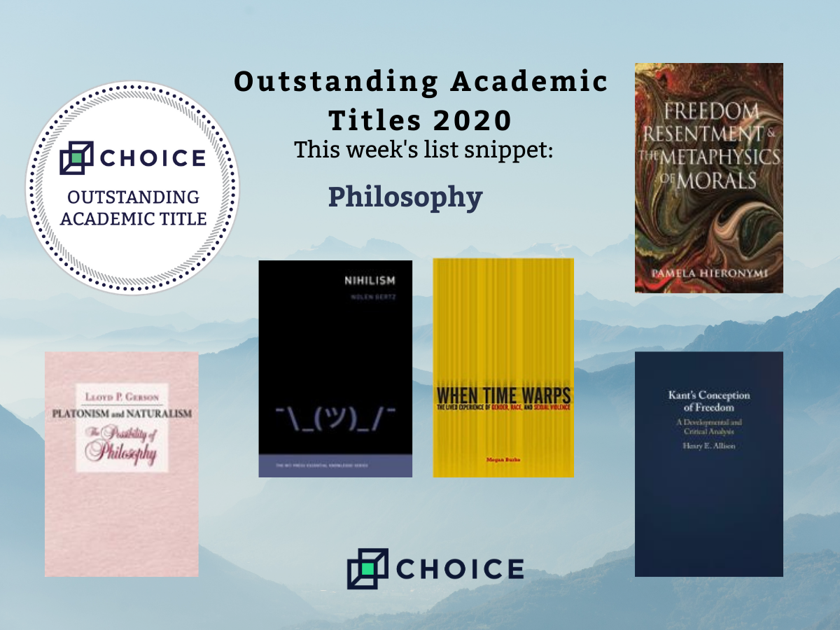 Outstanding Academic Titles 2020: Philosophy - Choice 360